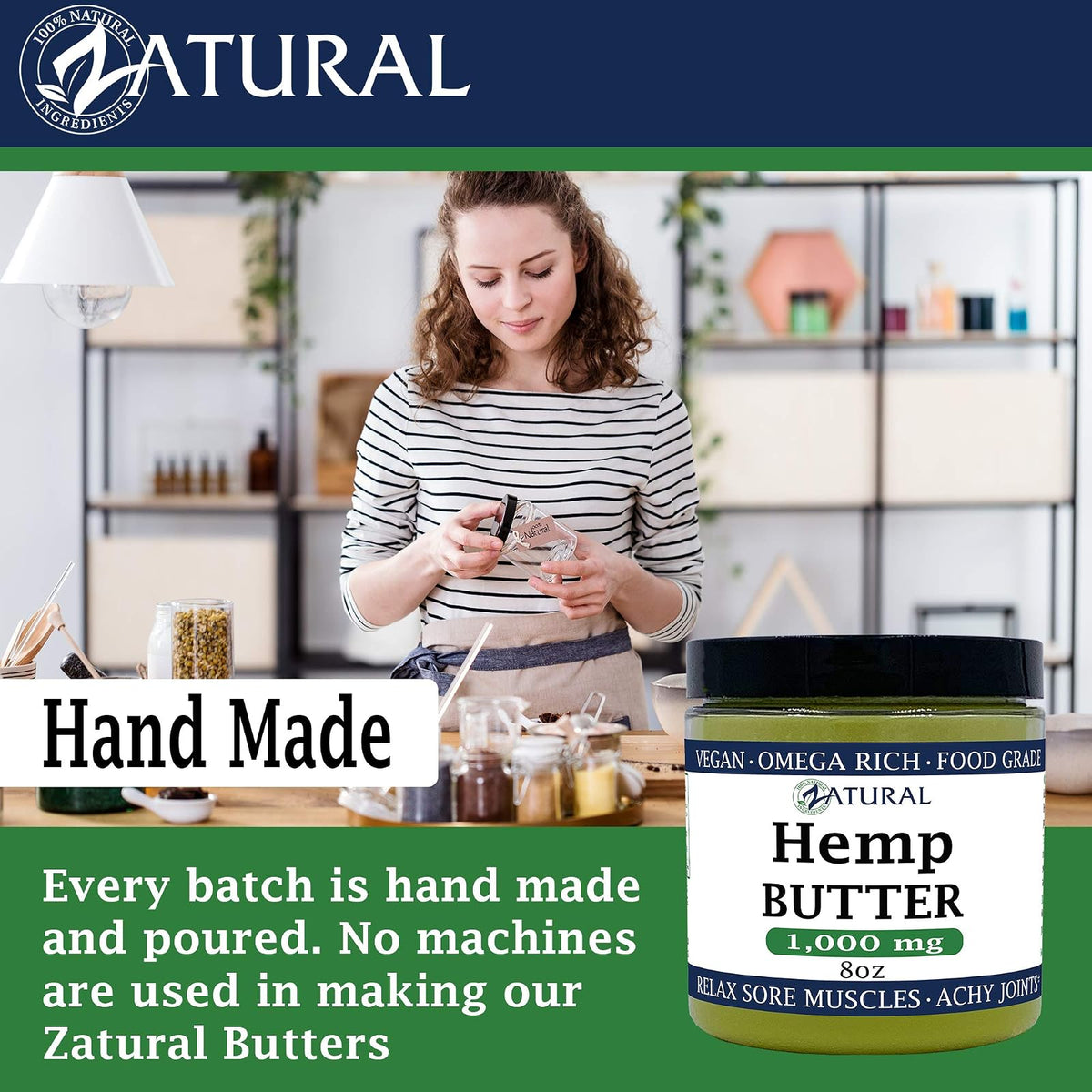 Versatile hemp butter for recipes