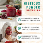 Versatile hibiscus powder for herbal infusions