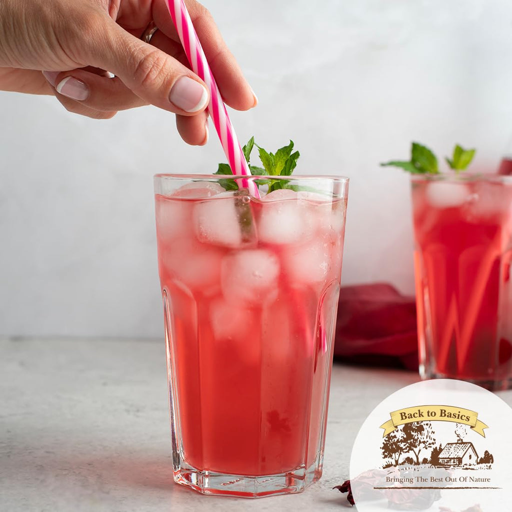 Versatile hibiscus tea flowers for blending