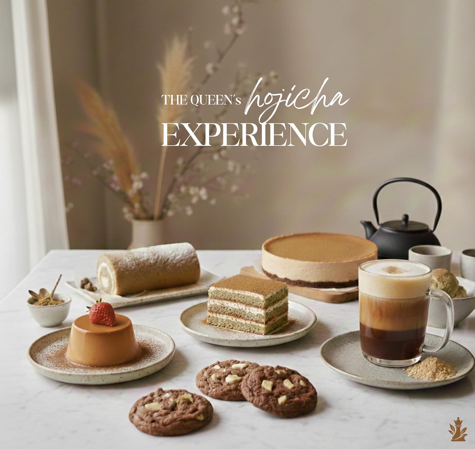 Versatile Hojicha powder for baking