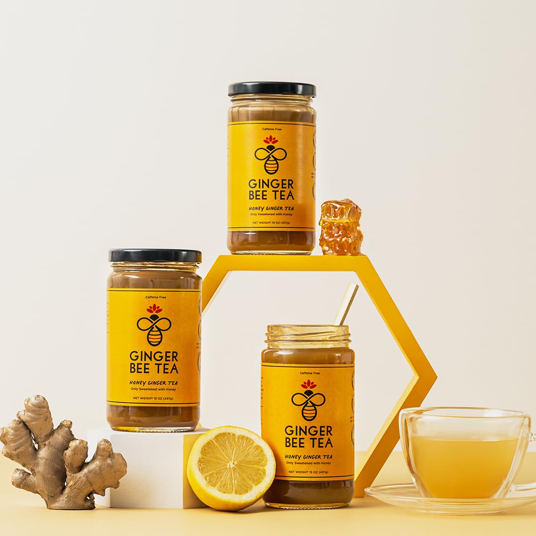 Versatile honey ginger tea concentrate