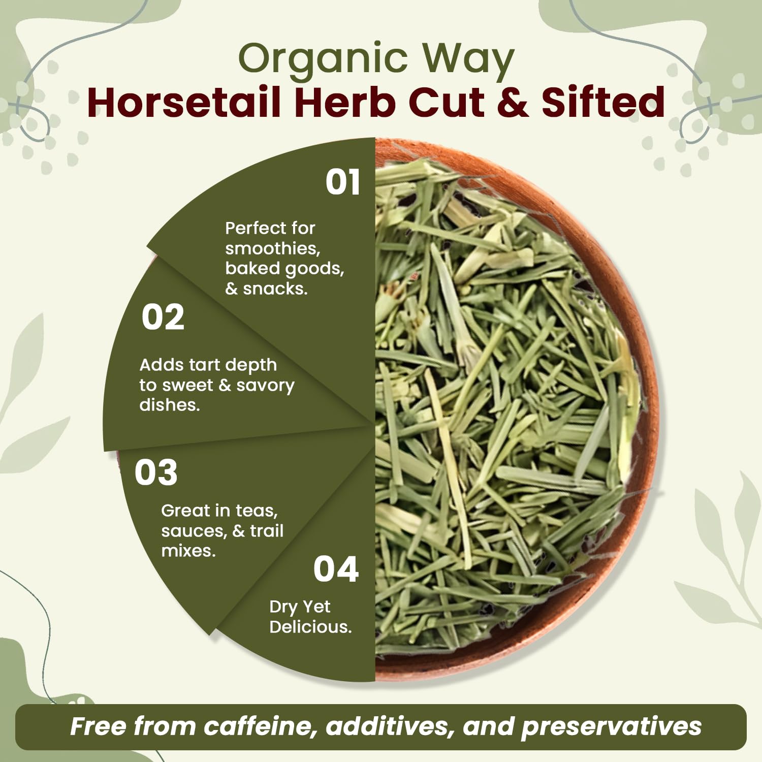 versatile horsetail herb for wellness