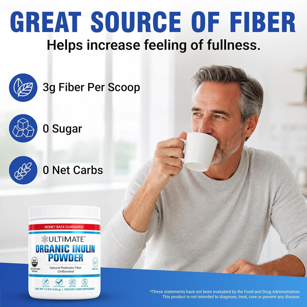 Versatile inulin powder for recipes