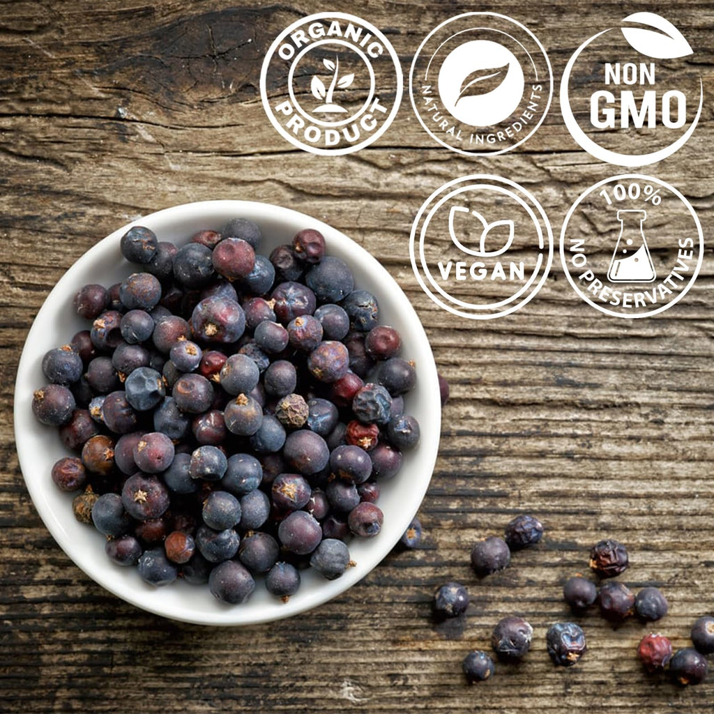 Versatile juniper berries for infusions