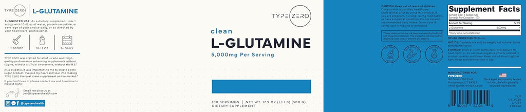 Versatile l-glutamine for daily nutrition