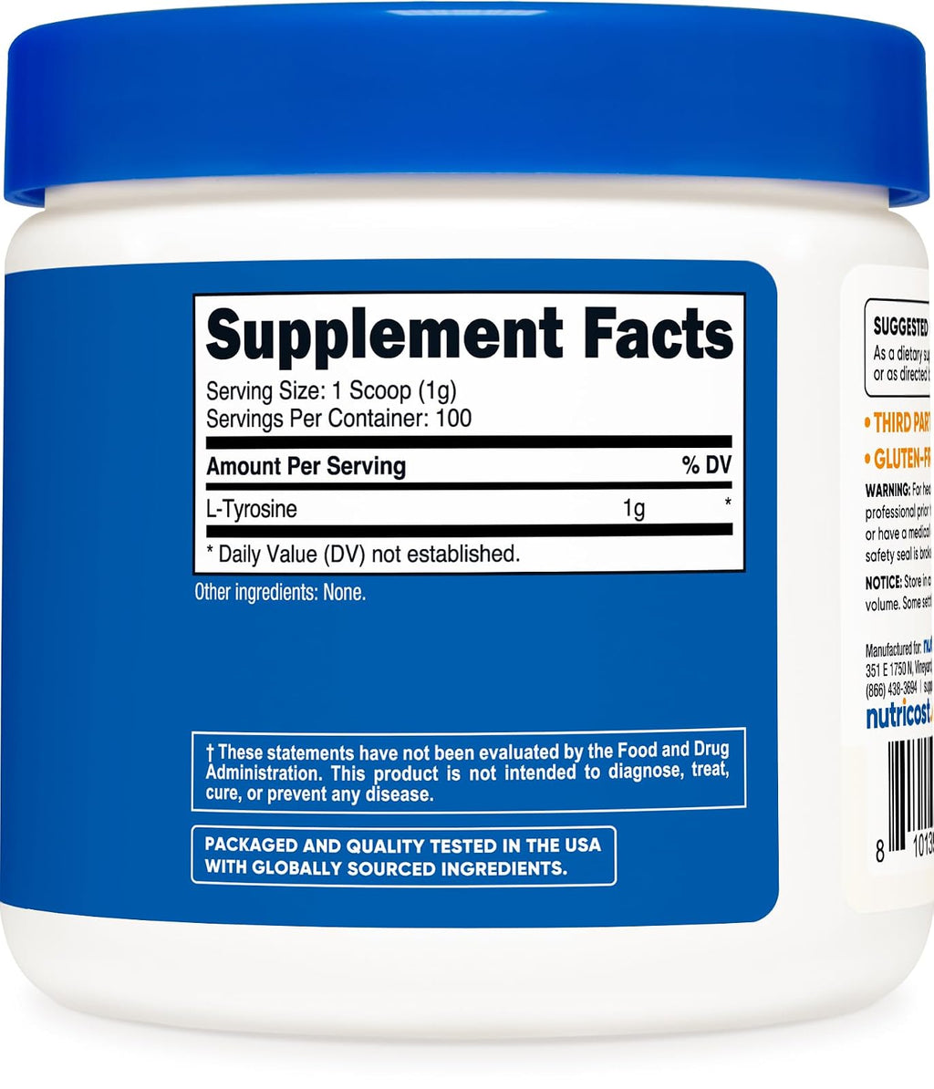 versatile l-tyrosine for daily wellness