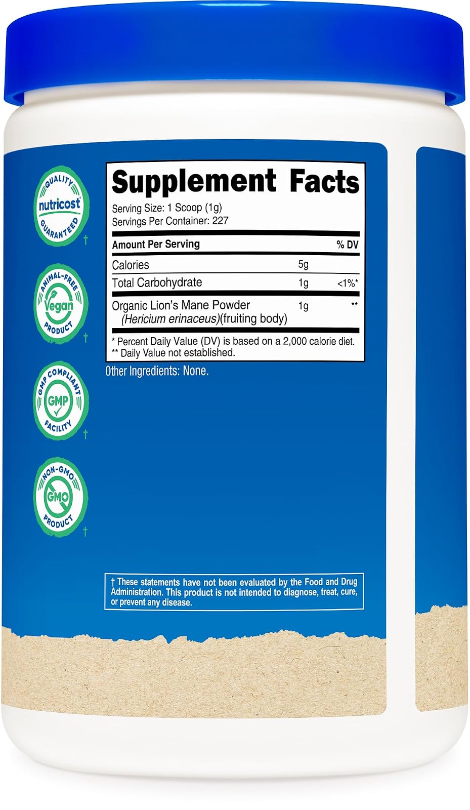 versatile lion's mane powder for smoothies