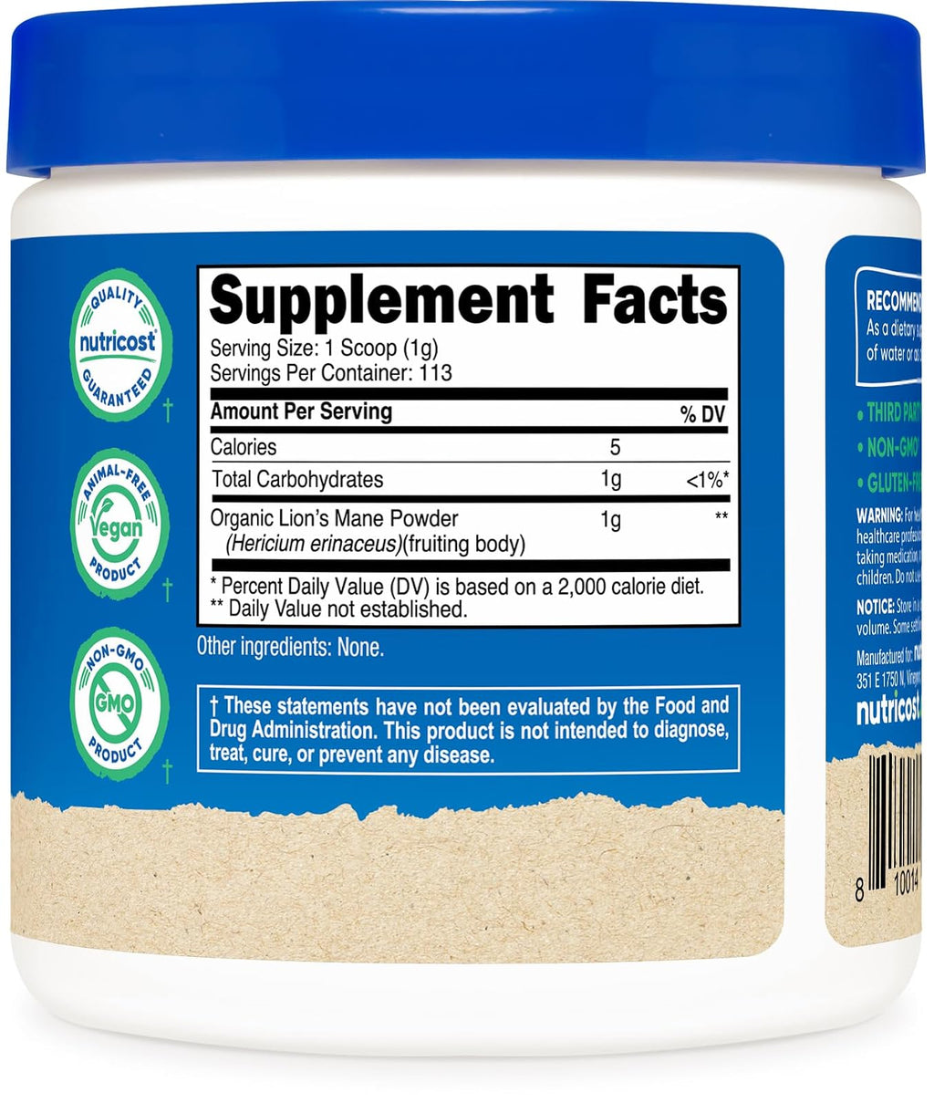 versatile lion's mane supplement for smoothies