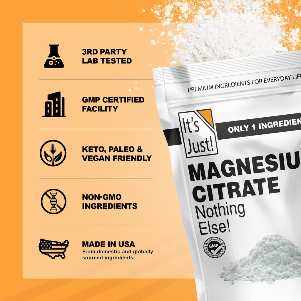 Versatile magnesium citrate for smoothies