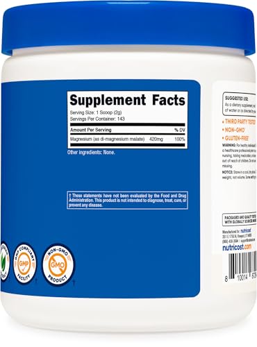 Versatile magnesium powder for smoothies