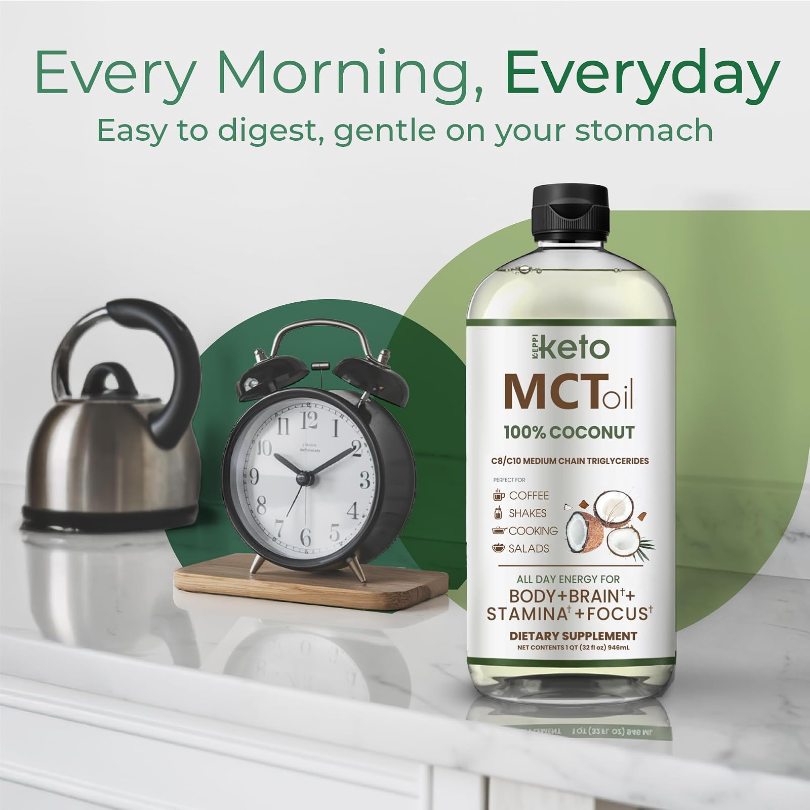 Versatile MCT oil for baking