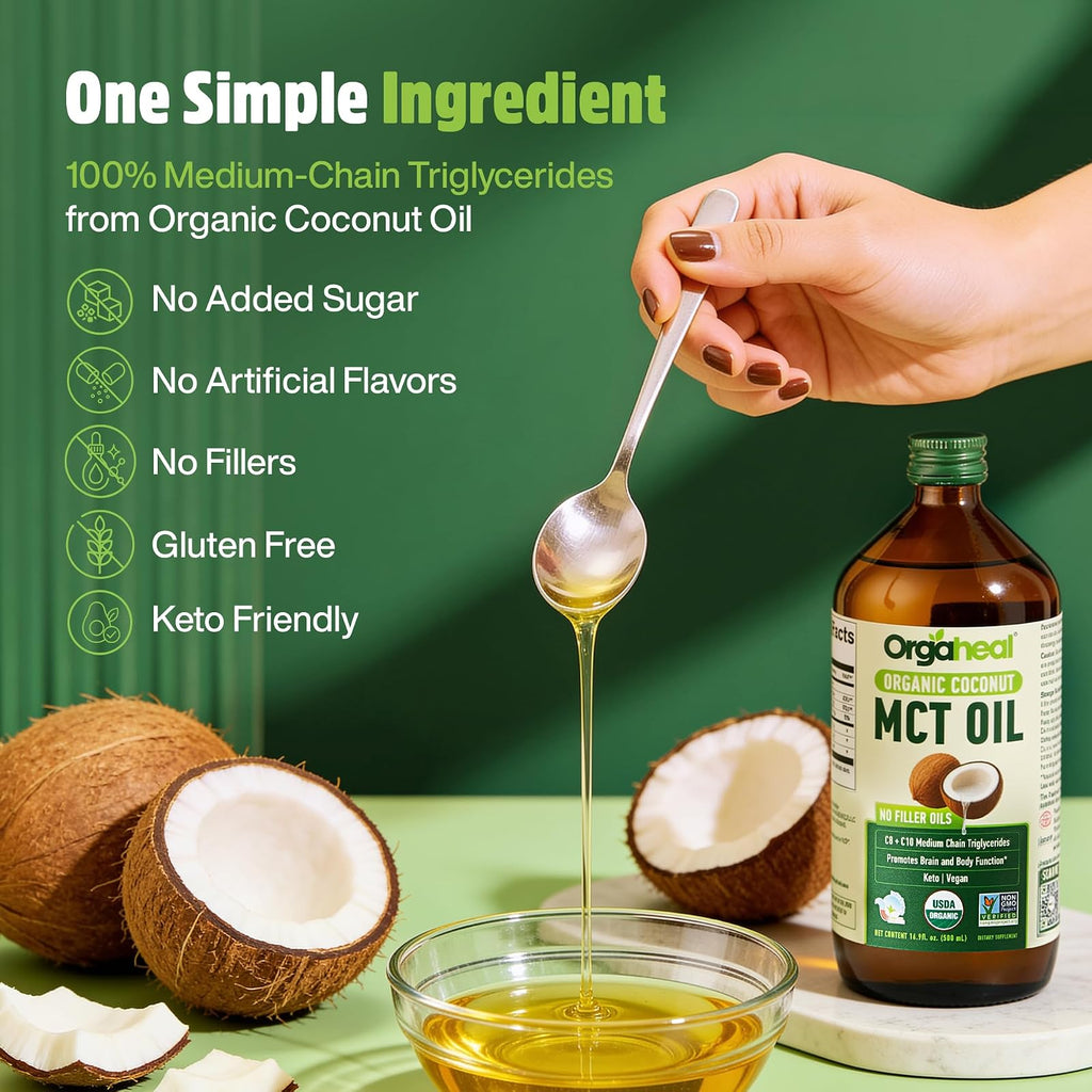 Versatile MCT oil for cooking