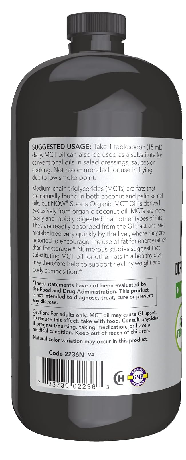 Versatile MCT oil for cooking