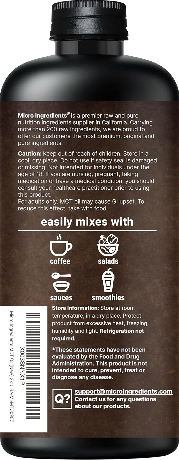 versatile mct oil for smoothies