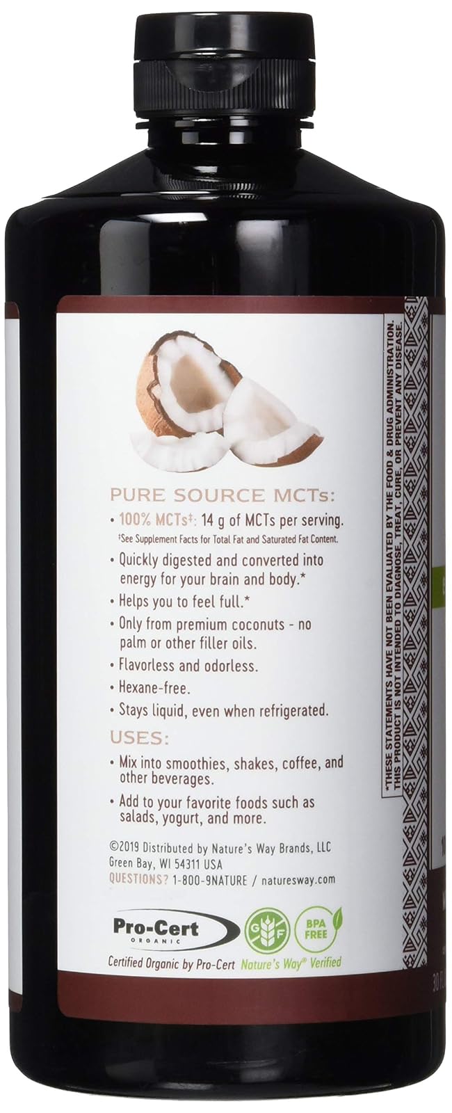 Versatile MCT oil for smoothies