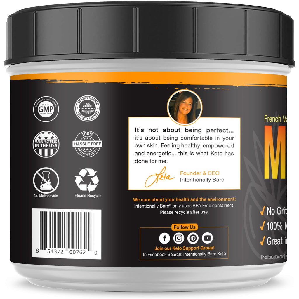 Versatile MCT oil powder supplement