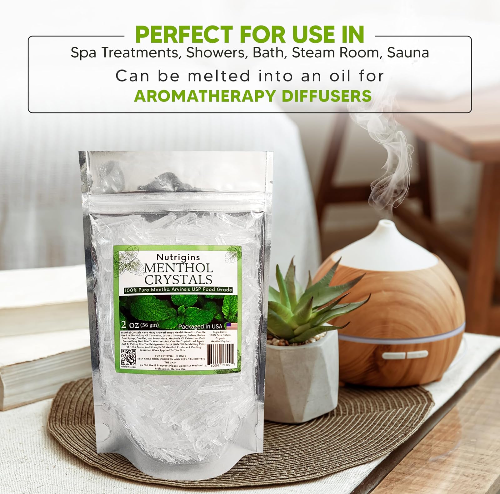 versatile menthol crystals for DIY products