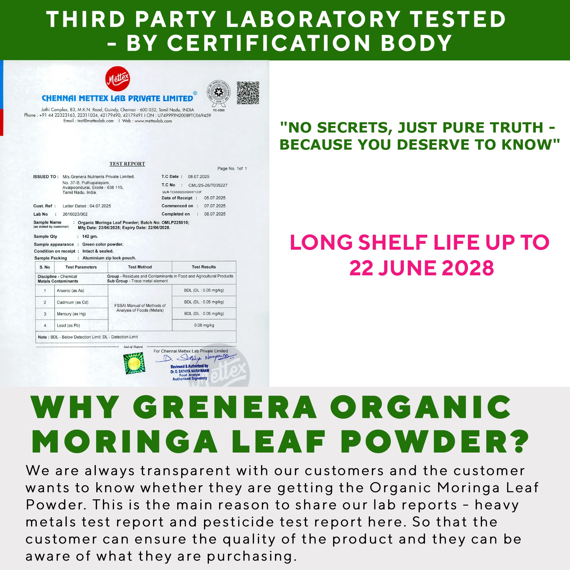 versatile moringa for baking and cooking