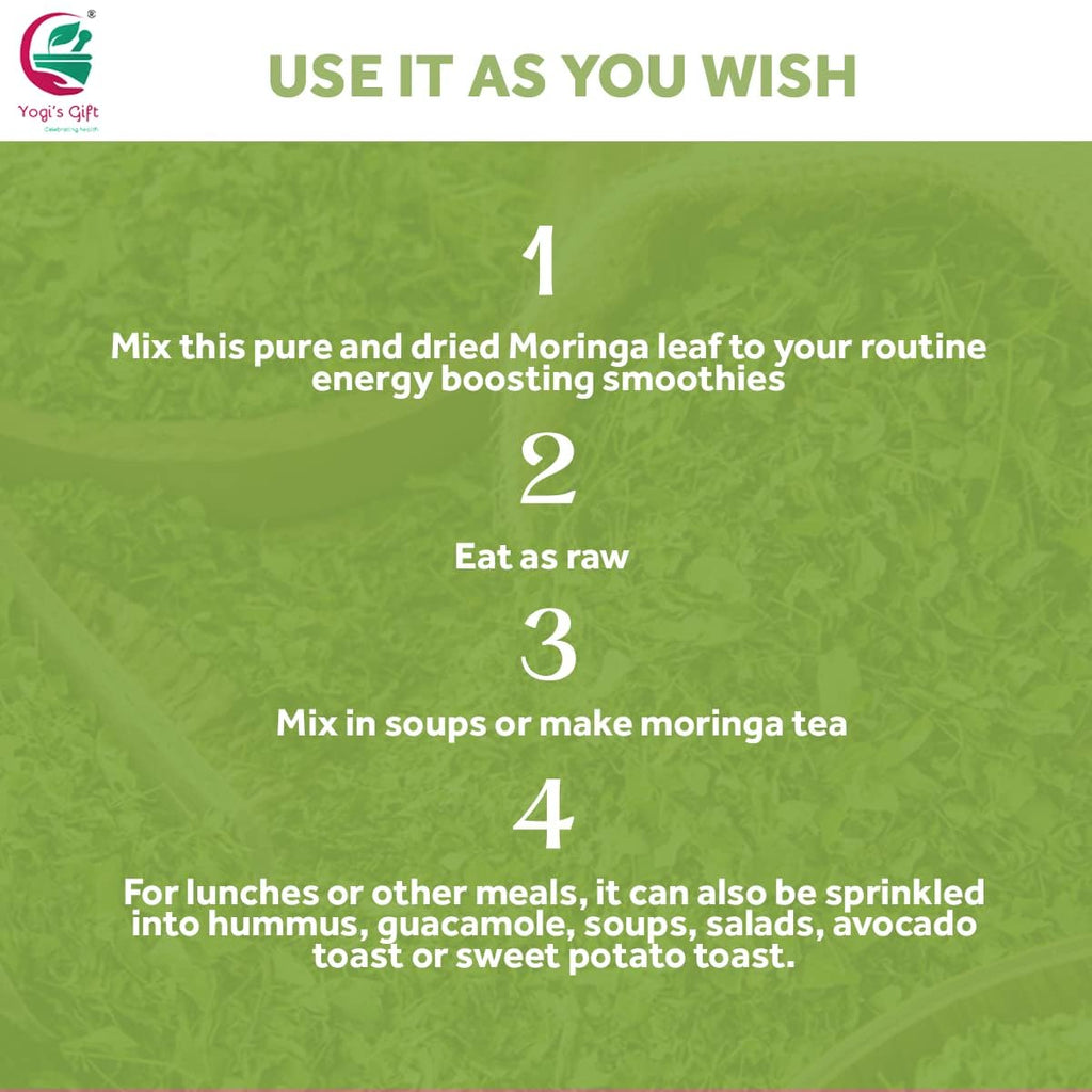 versatile Moringa leaves for brewing