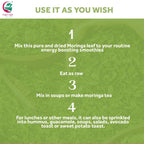 versatile Moringa leaves for brewing