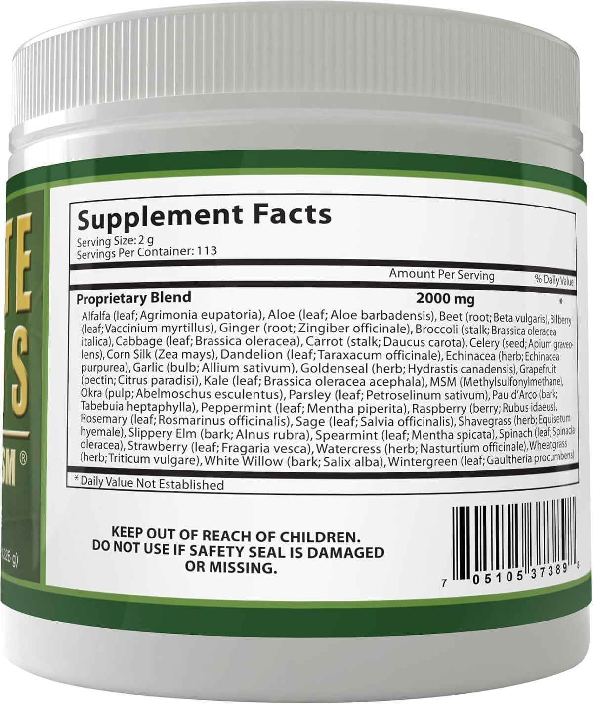 Versatile MSM powder for smoothies and shakes