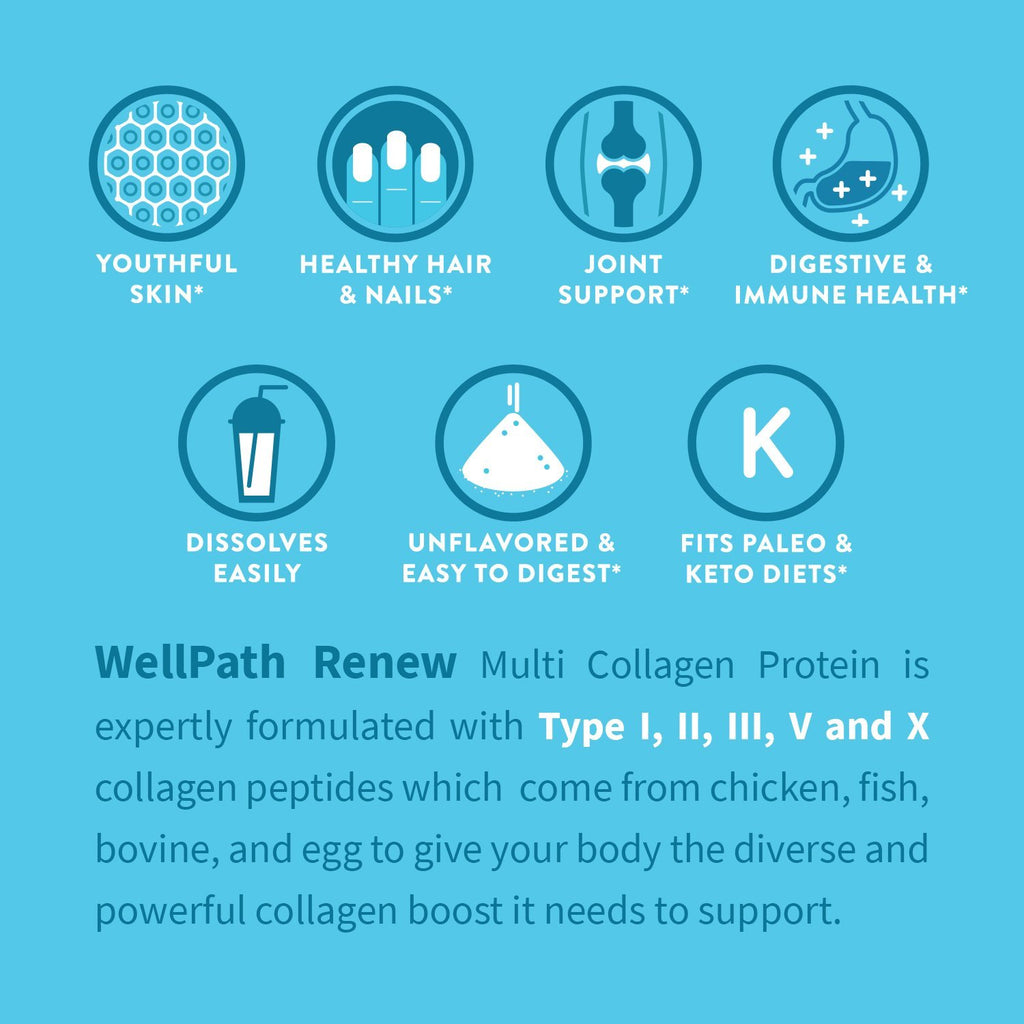 versatile multi collagen powder blend