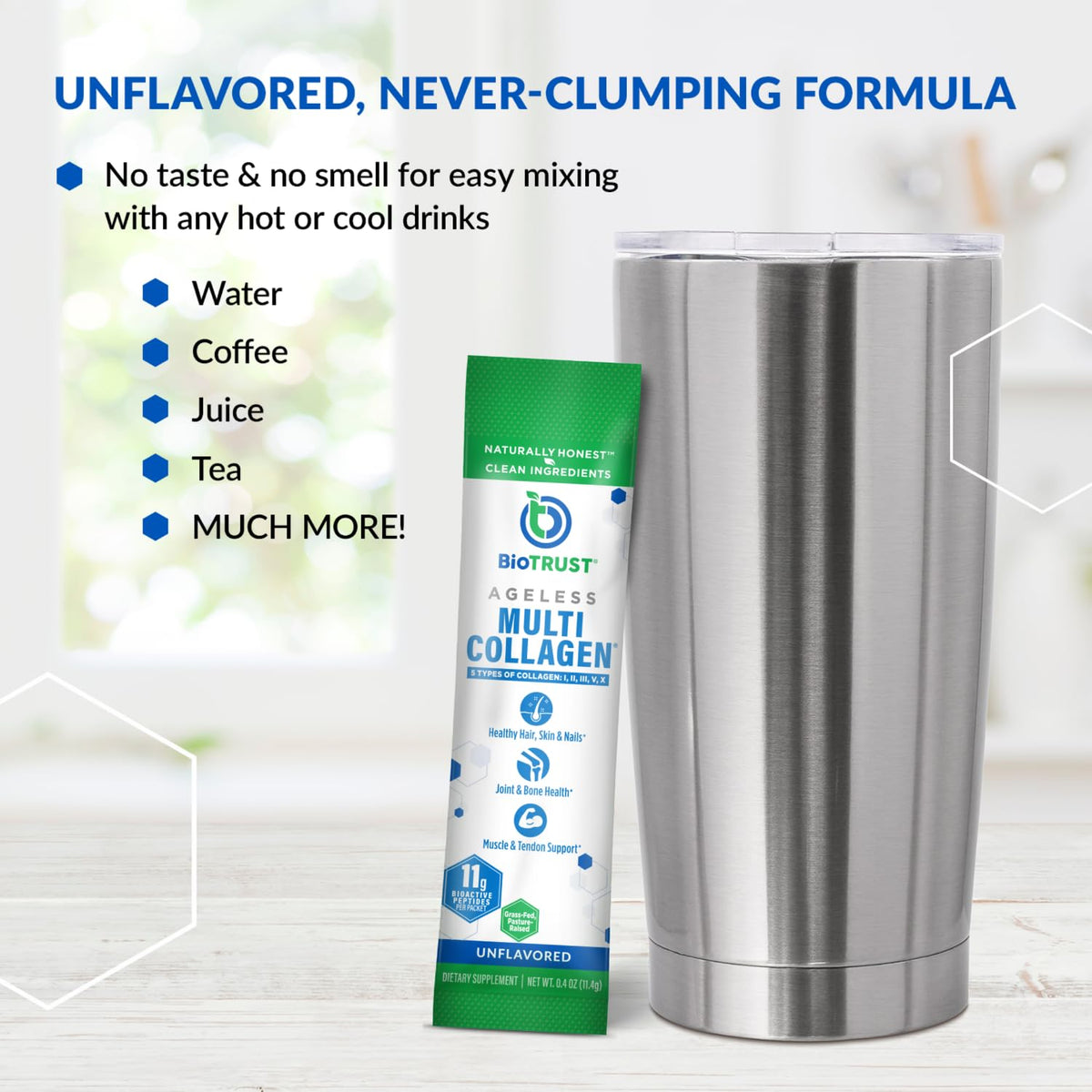 versatile multi collagen powder supplement