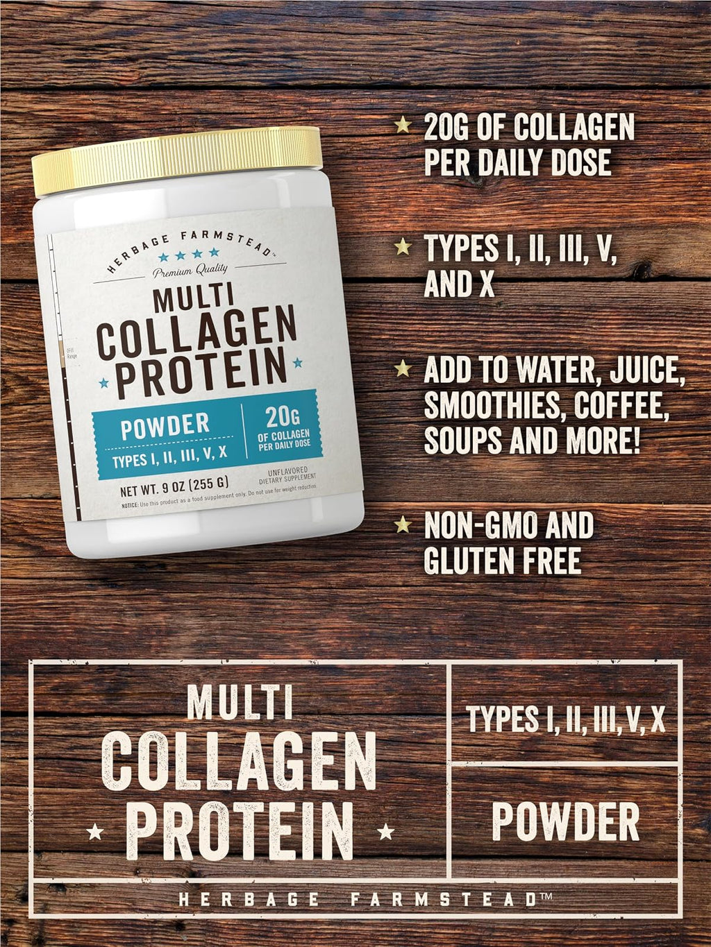versatile multi collagen supplement