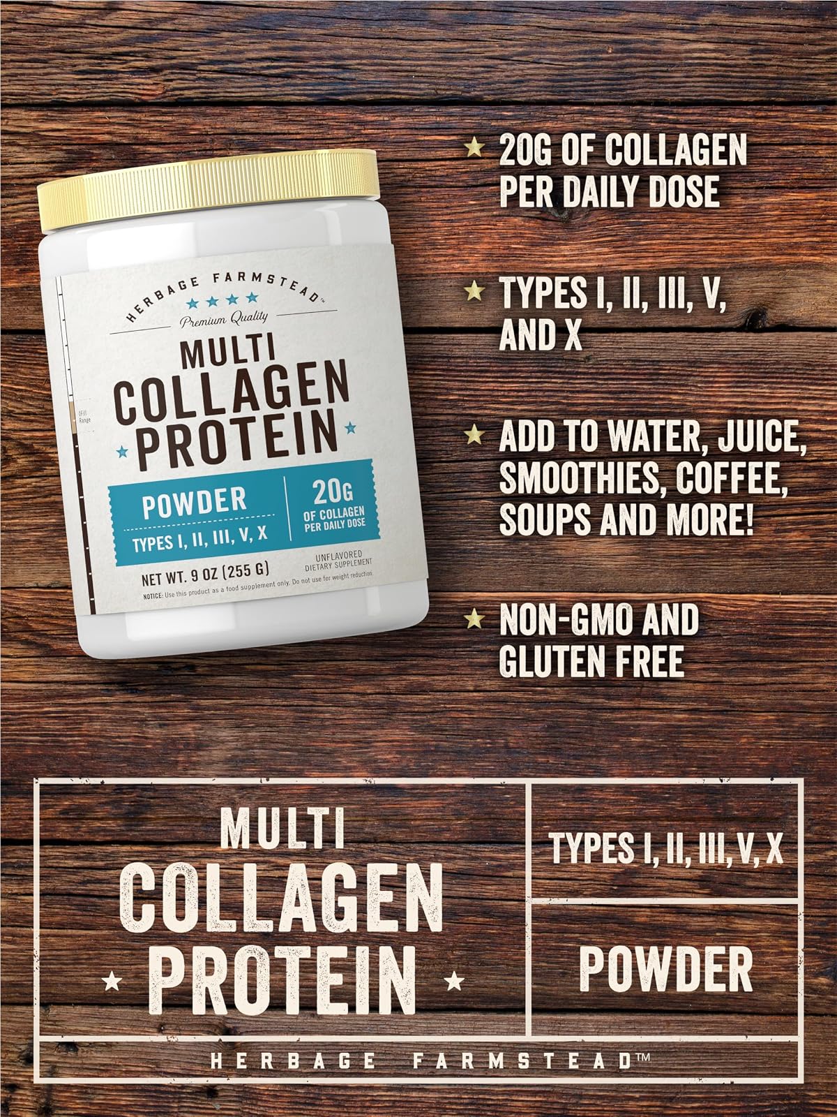 versatile multi collagen supplement