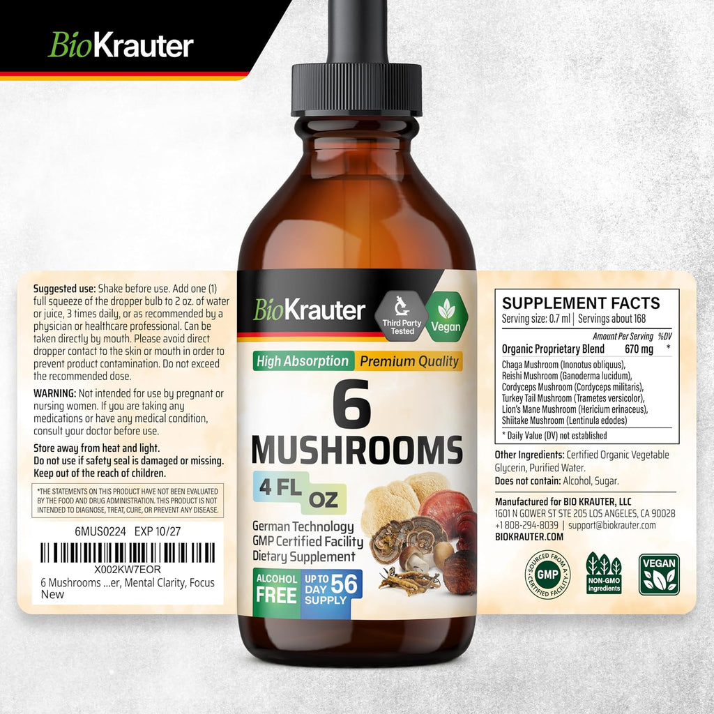 versatile mushroom complex for smoothies