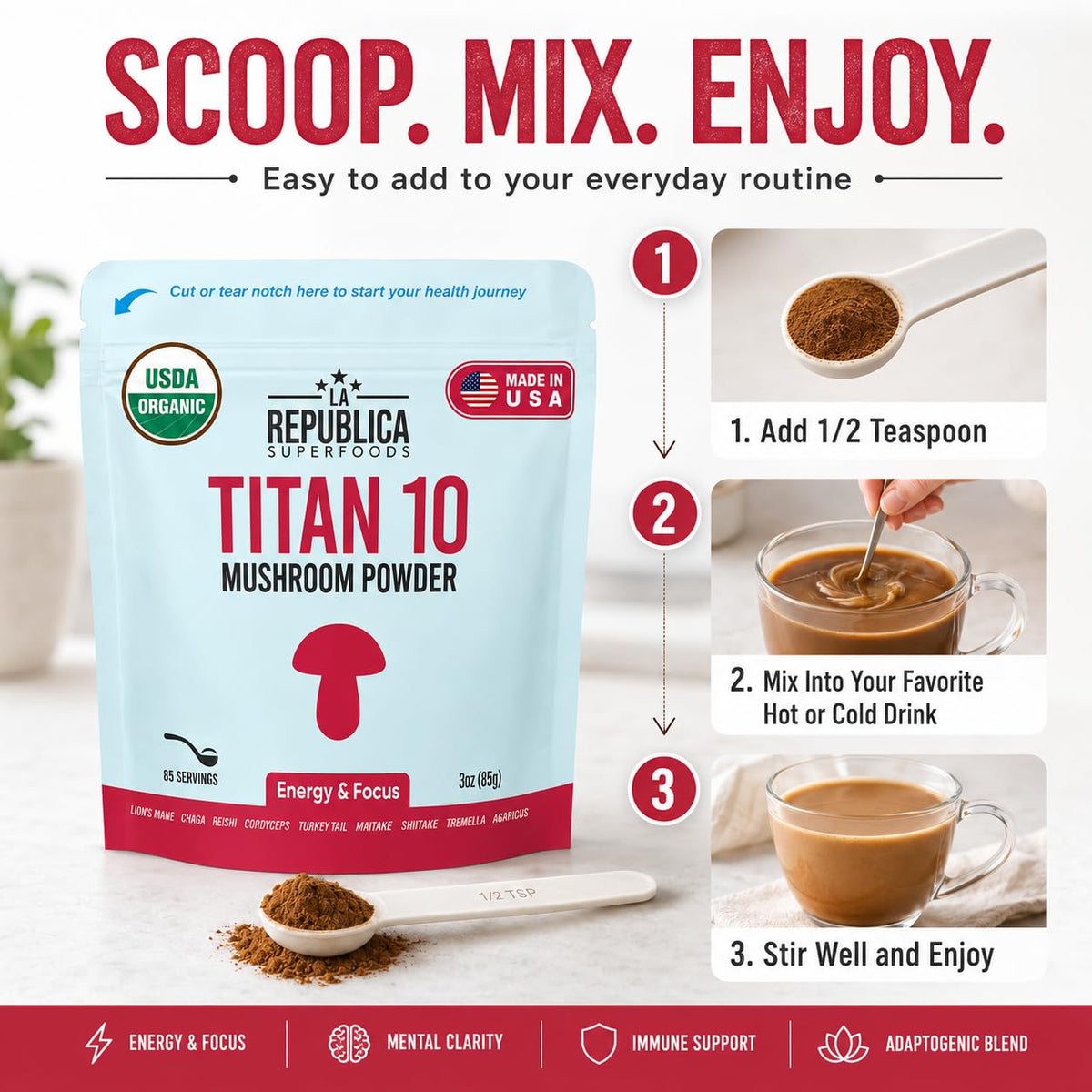 versatile mushroom powder for cooking