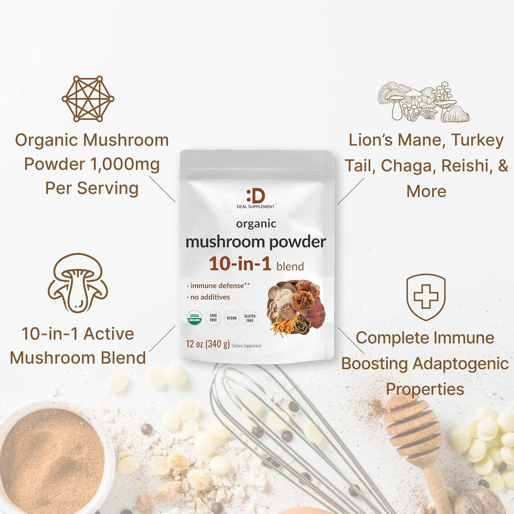 versatile organic mushroom supplement
