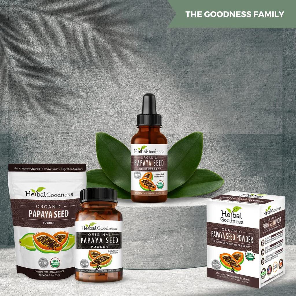 versatile organic papaya seeds powder
