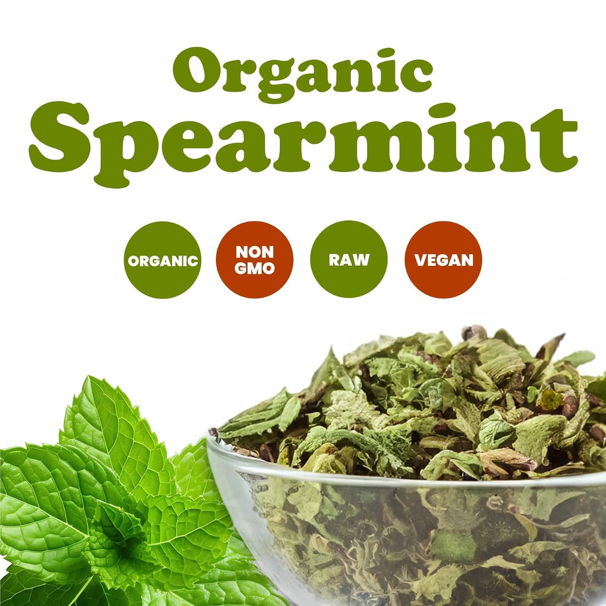 Versatile organic spearmint for cooking
