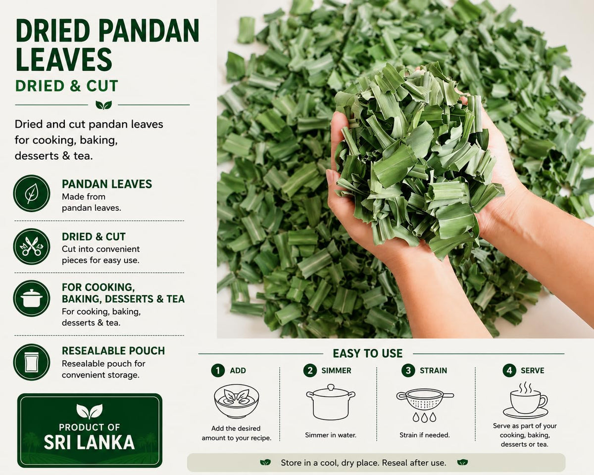 Versatile pandan leaves for cooking