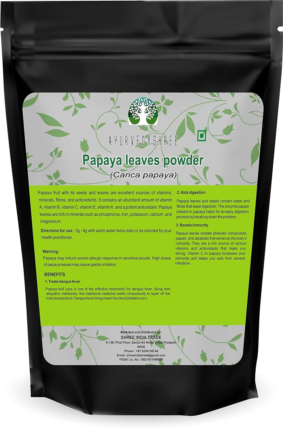versatile papaya leaf powder for cooking