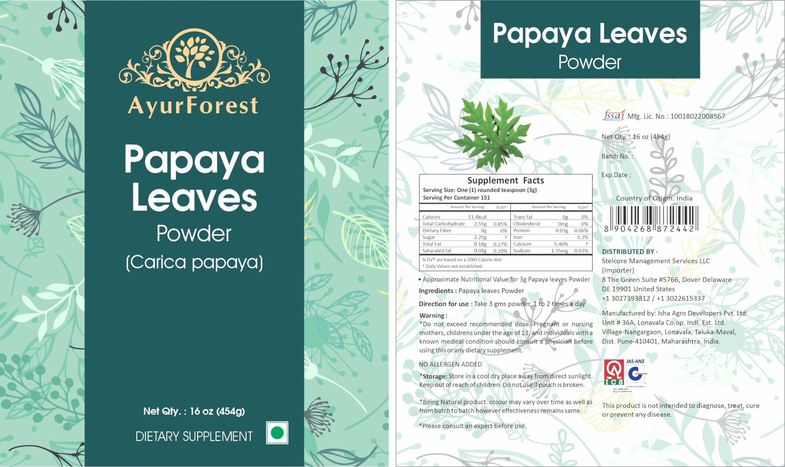 versatile papaya leaf powder uses