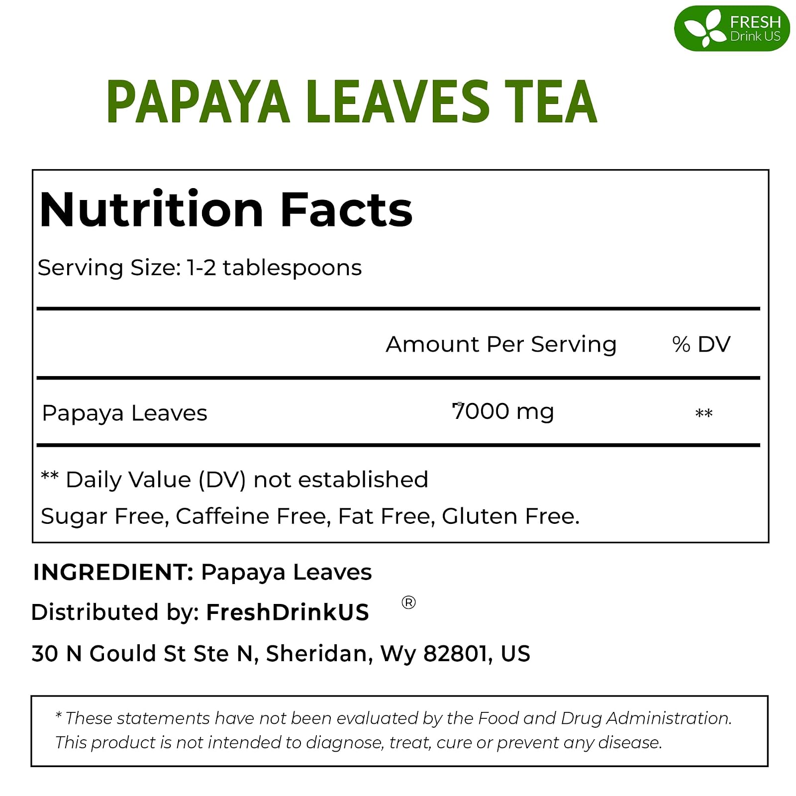 Versatile papaya tea for daily use