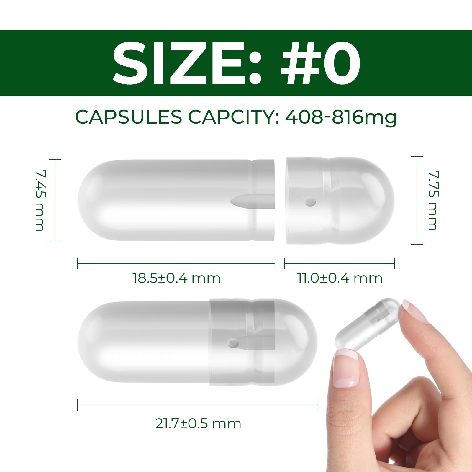 Versatile plant-based capsule options