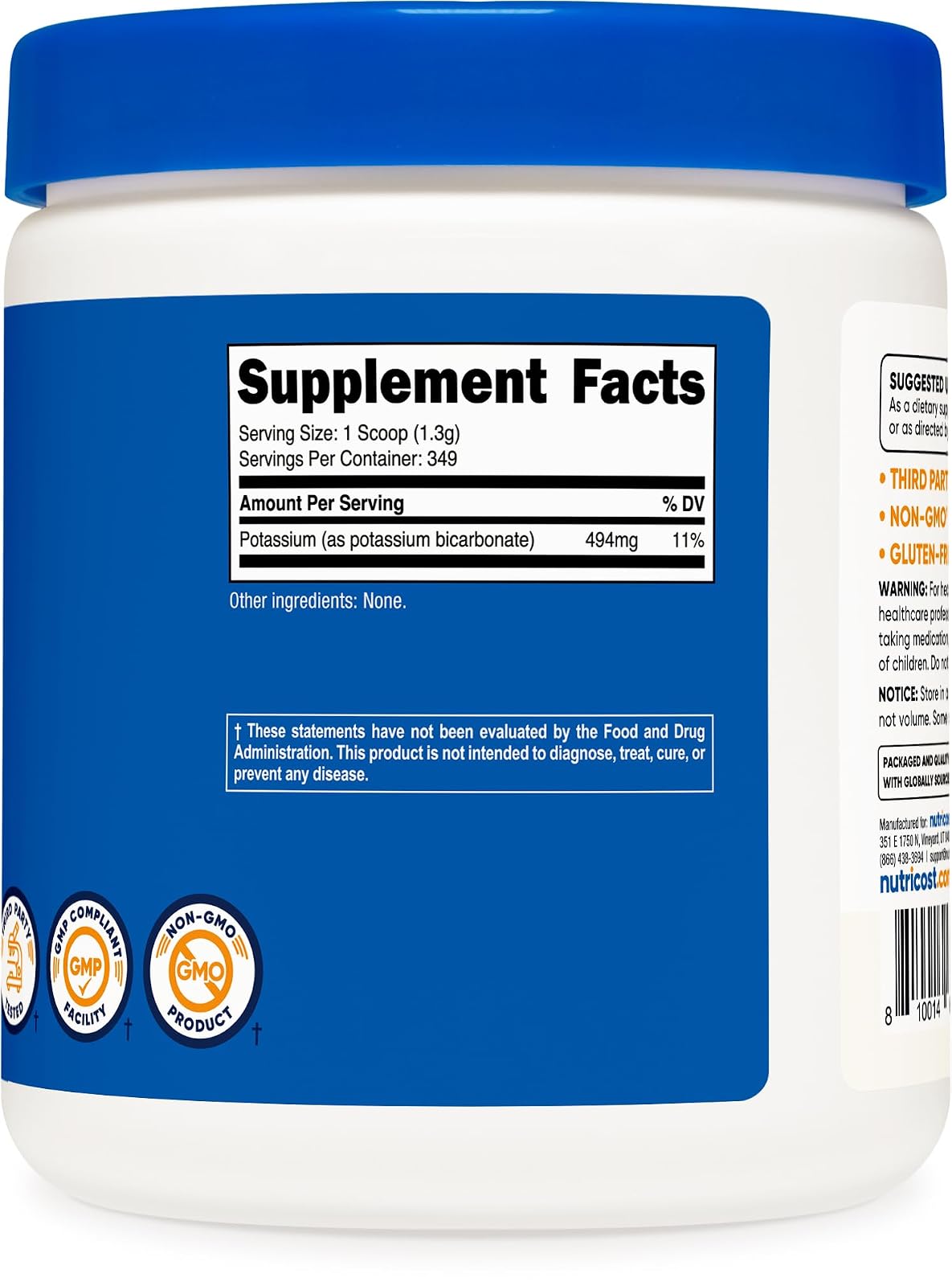 versatile potassium bicarbonate for baking