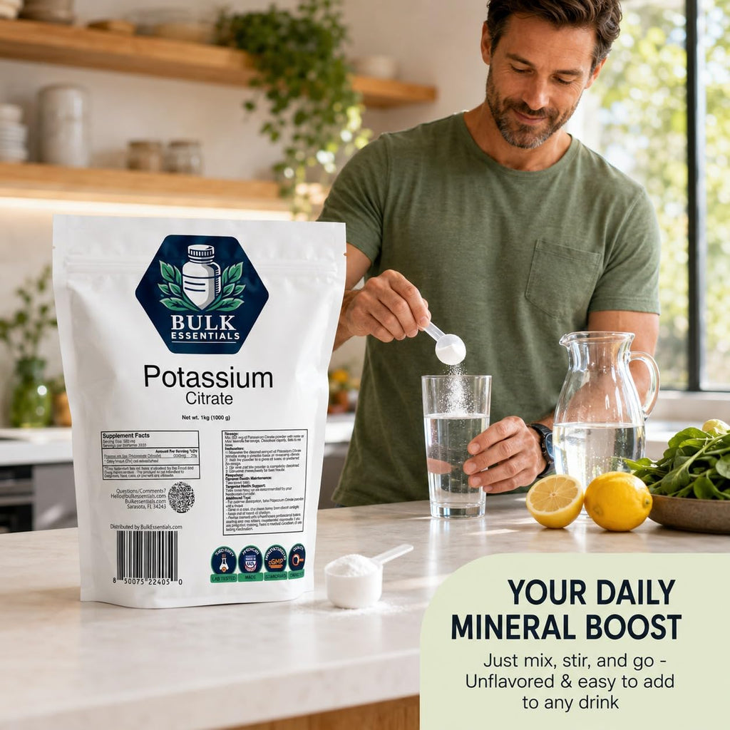Versatile potassium citrate for daily use