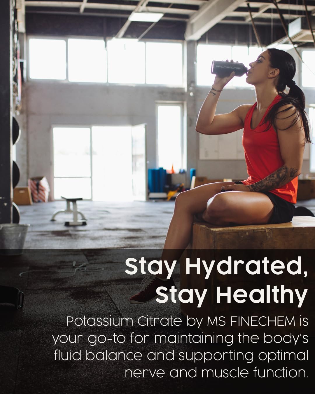 Versatile potassium citrate for daily wellness