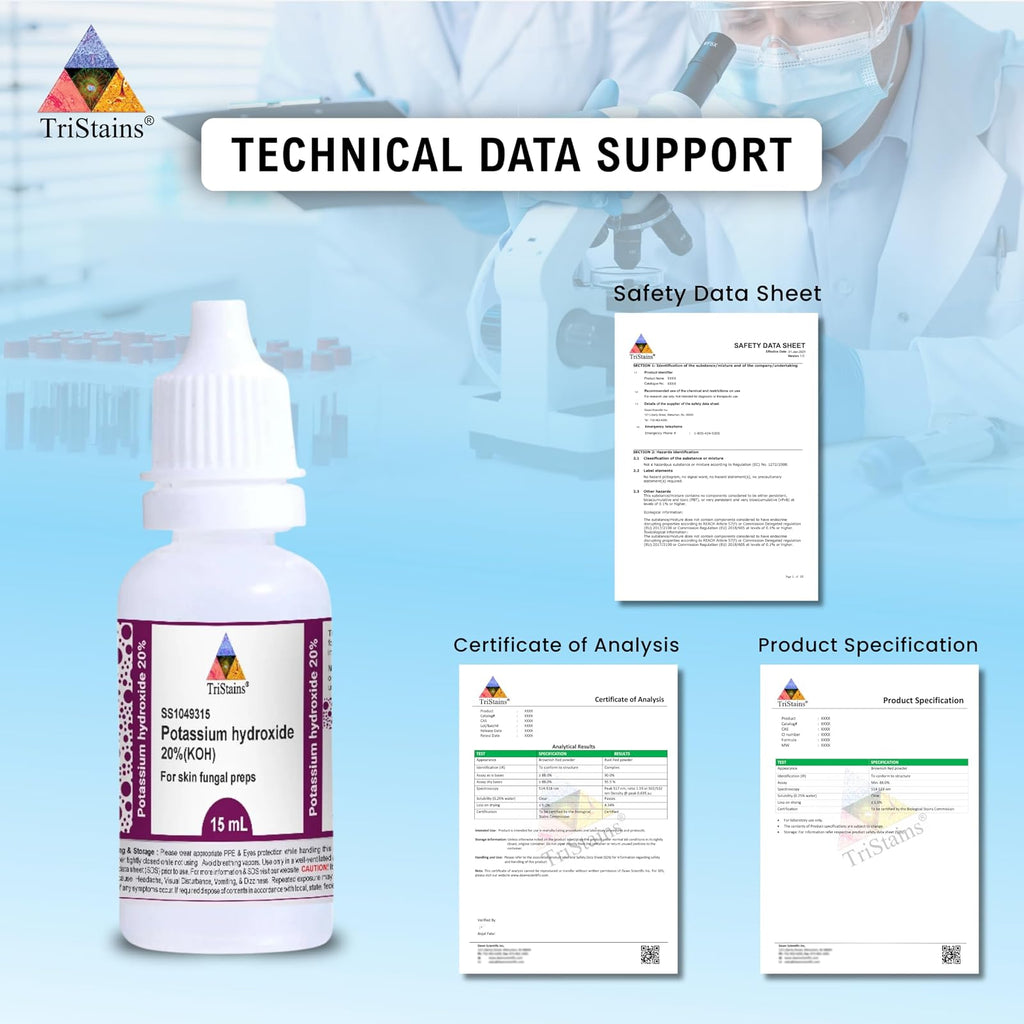Versatile potassium hydroxide dropper