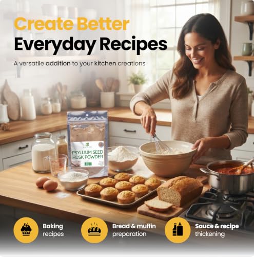 versatile psyllium powder for recipes