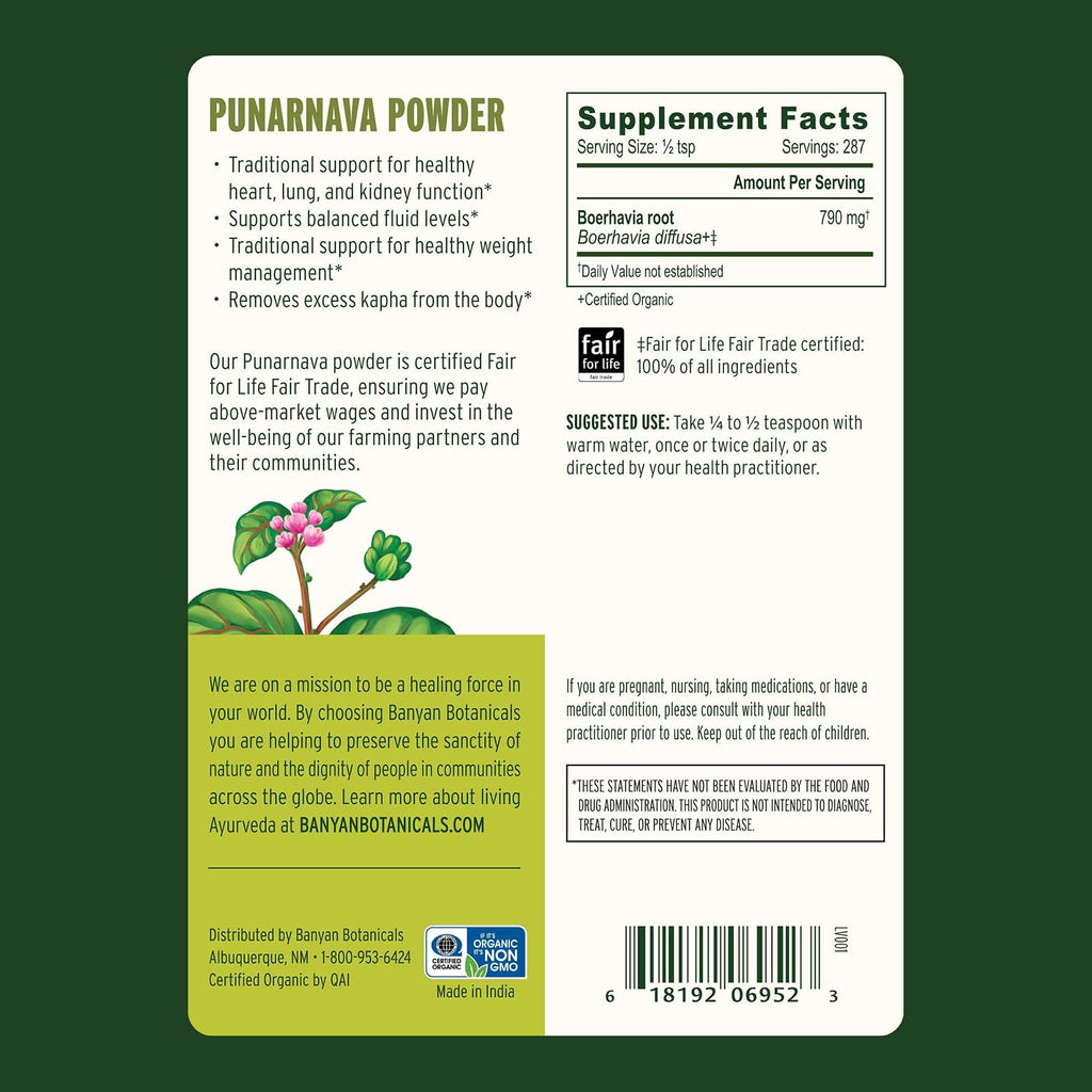 versatile punarnava powder for smoothies