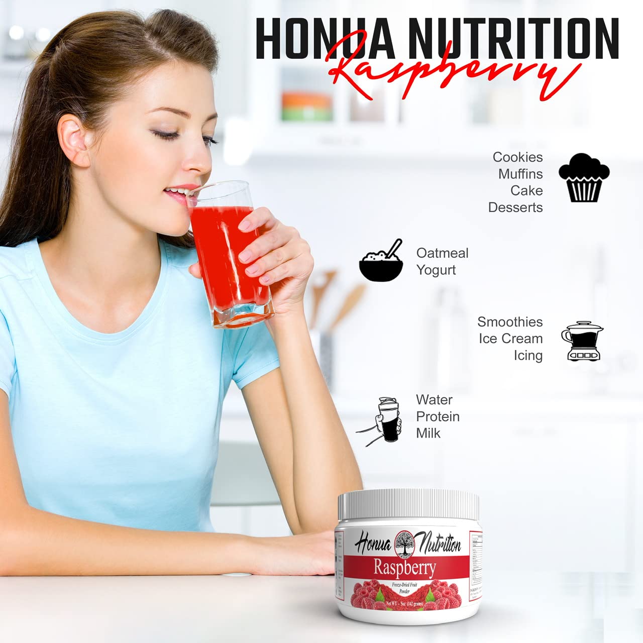 versatile raspberry powder for recipes