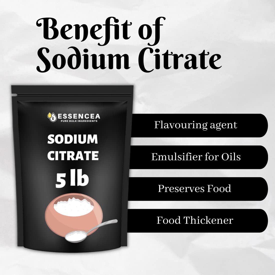 versatile sodium citrate for food prep