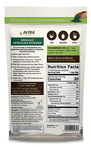 Versatile spirulina for cooking and baking