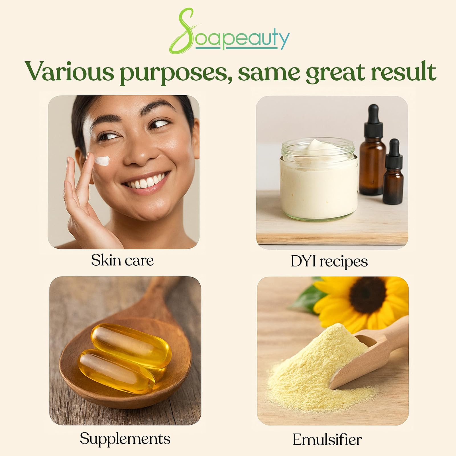 Versatile sunflower lecithin for cooking