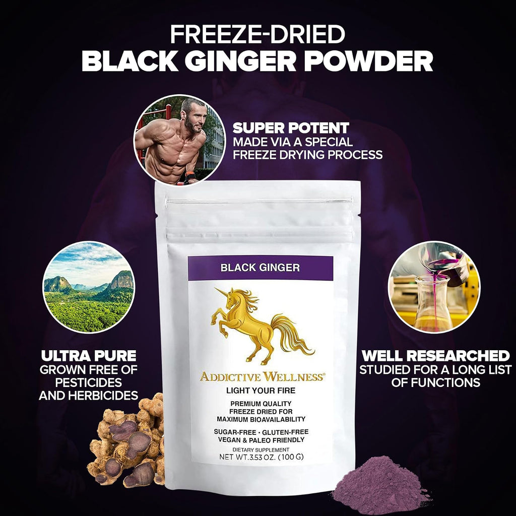 versatile Thai black ginger powder